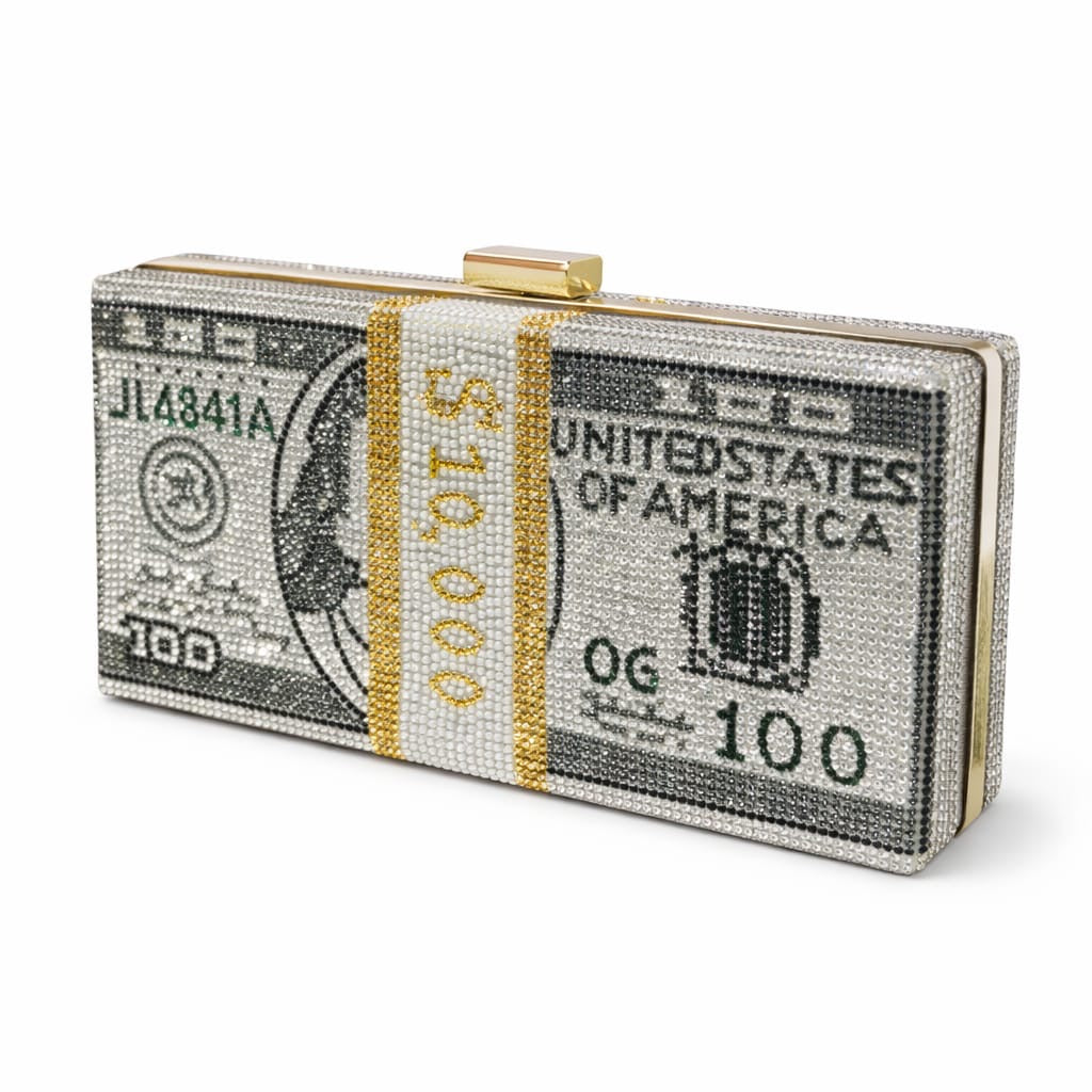 Doller shape hand clutch – bagsillia